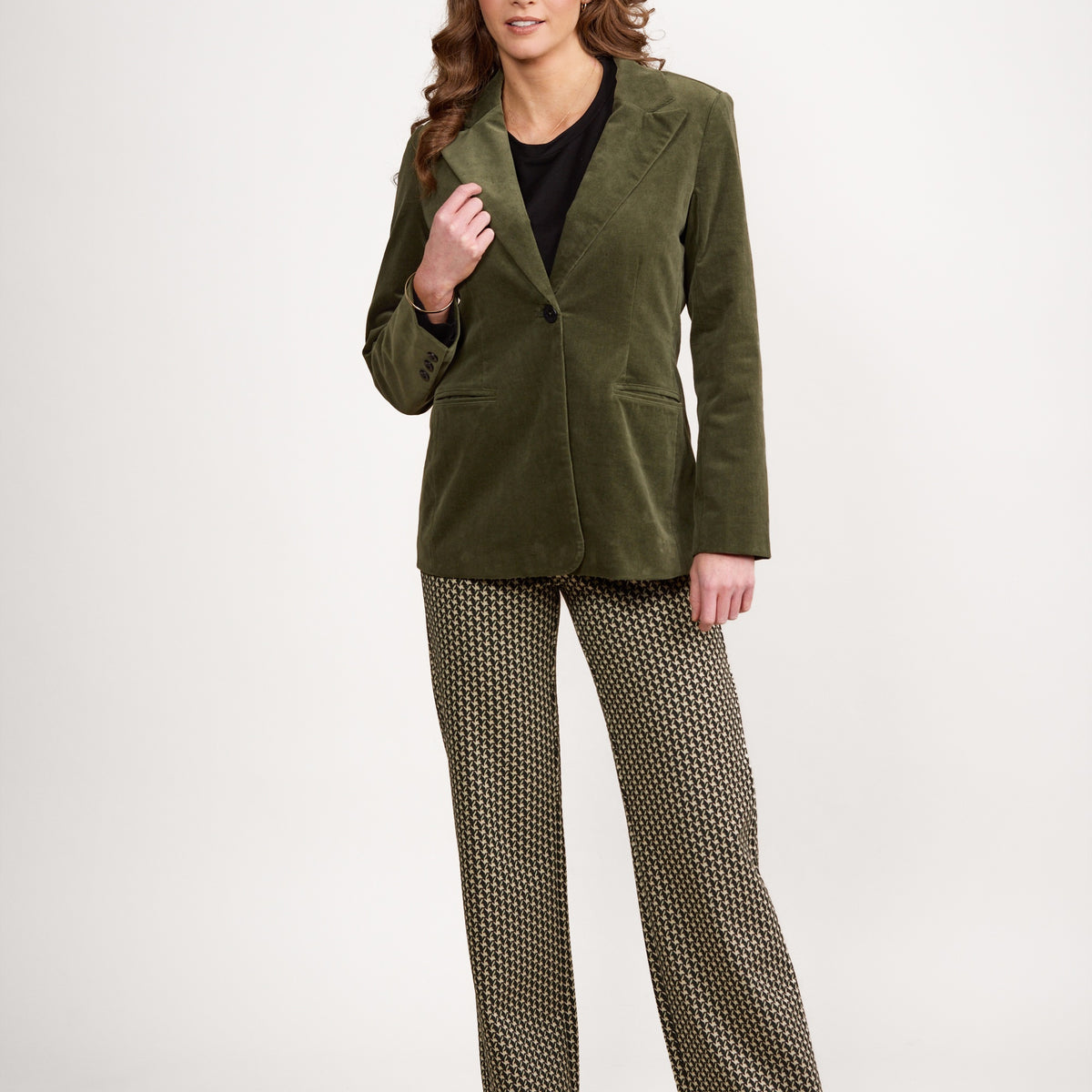 Vassalli Shaped Pinwale Cord Blazer / 2063M -- (3 Colours) – Designers ...